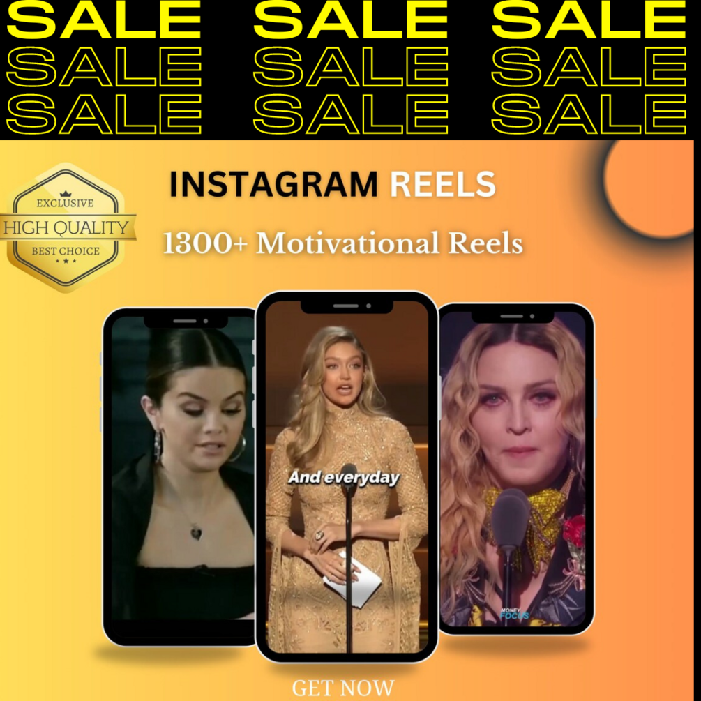 1300+ Motivational Instagram TikTok Reels Bundle - Instant Download ...