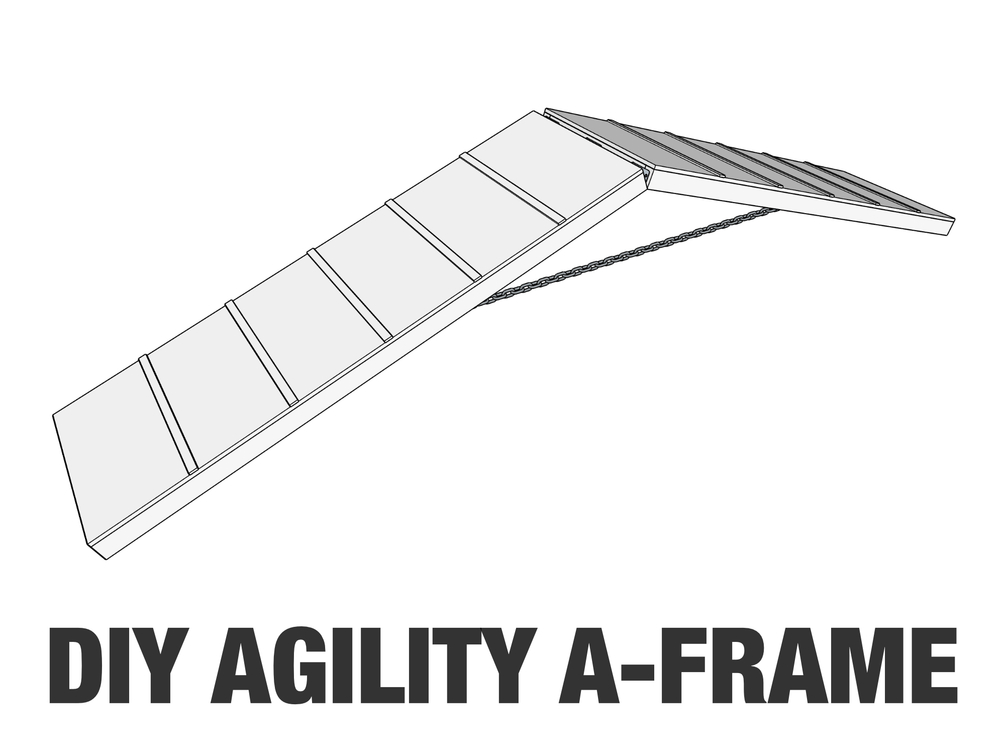 DIY Agility A-Frame for Dogs - Build Plans