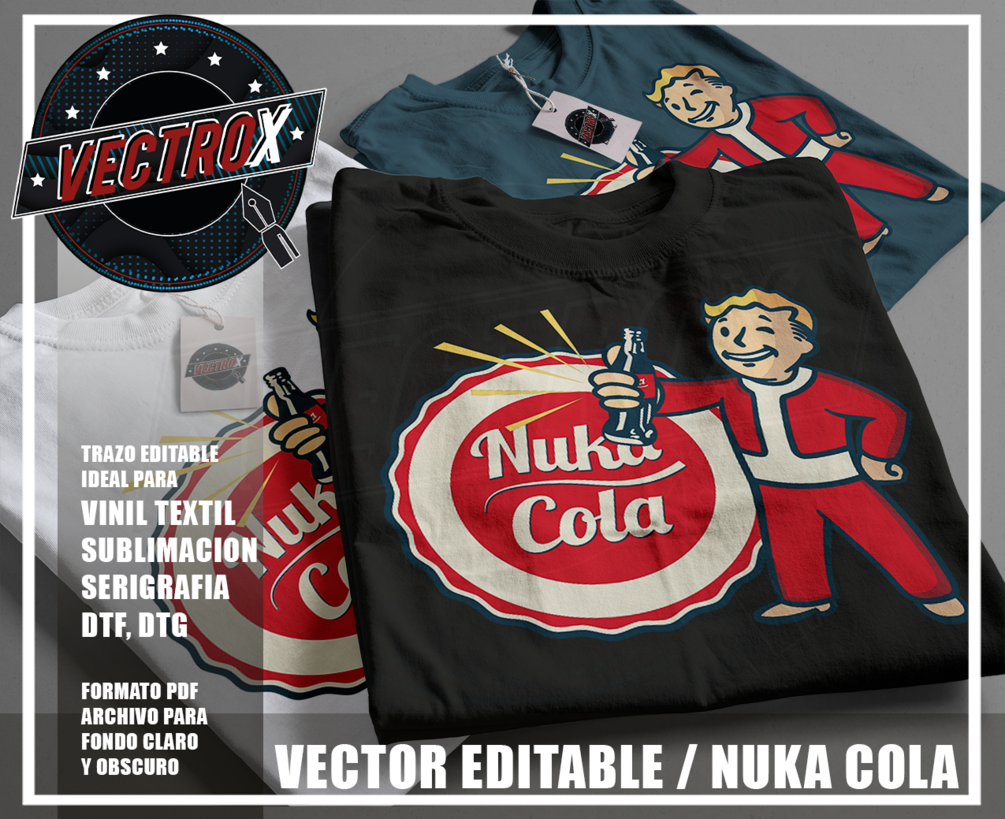 Vector Editable - Nuka Cola