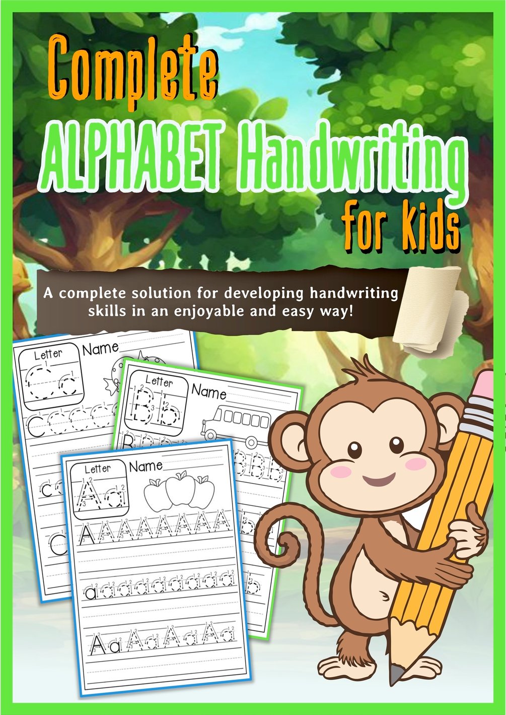 Complete ALPHABET Handwriting for kids!