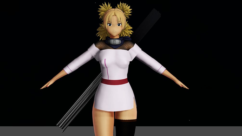 (MMD model dl) Temari - Naruto