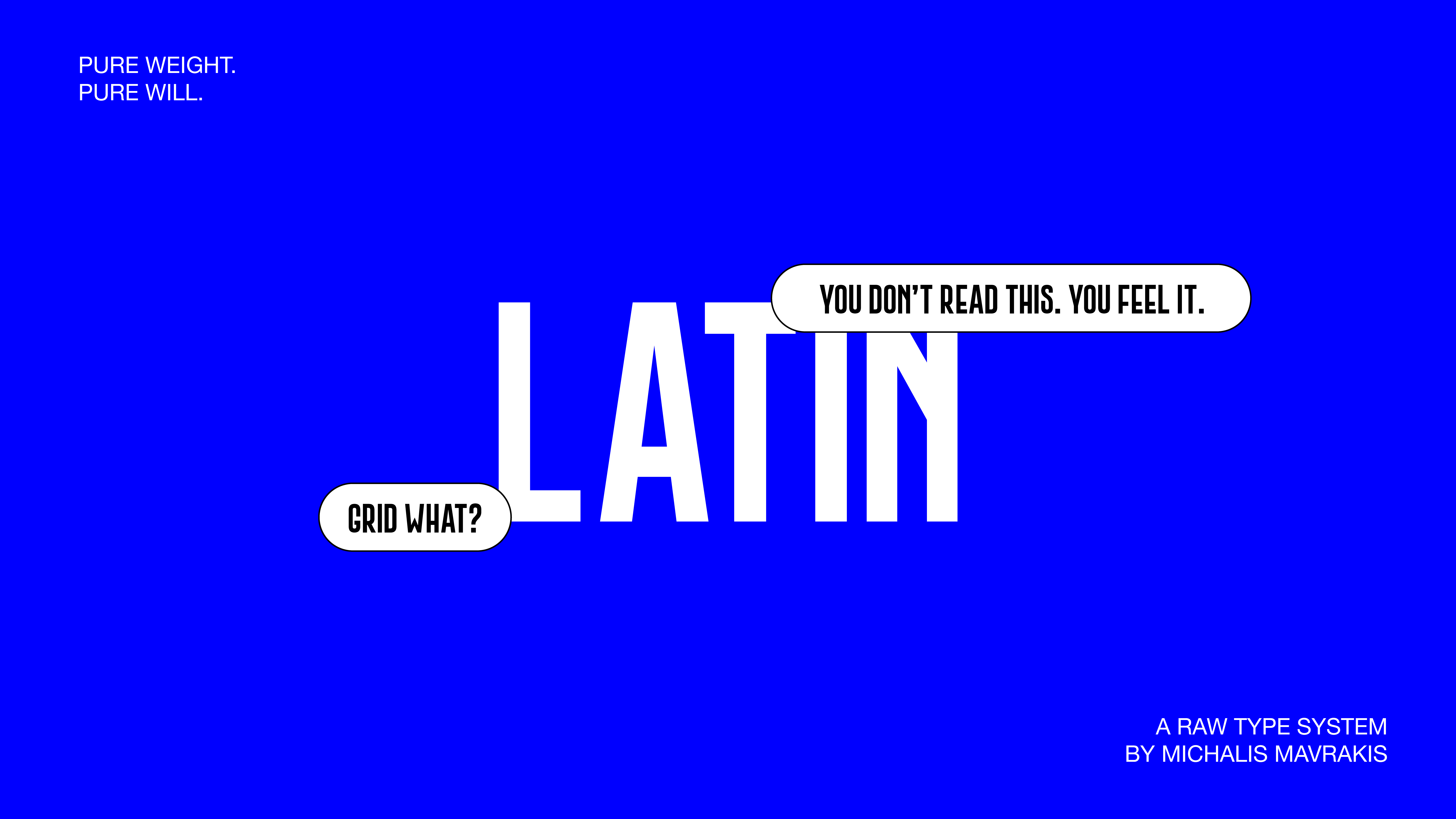 MAVRAKIS RAW Typeface