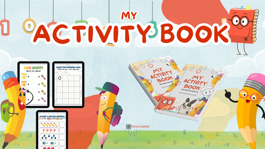 Activity Book for Kids l Busy Books l kira.creates