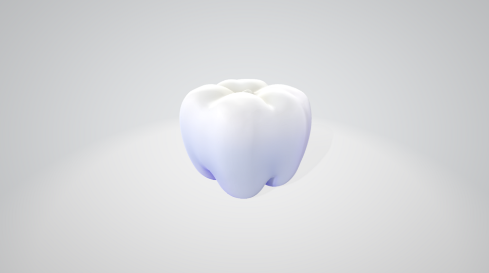 Elevate Your Visuals with a Realistic 3D Tooth Model