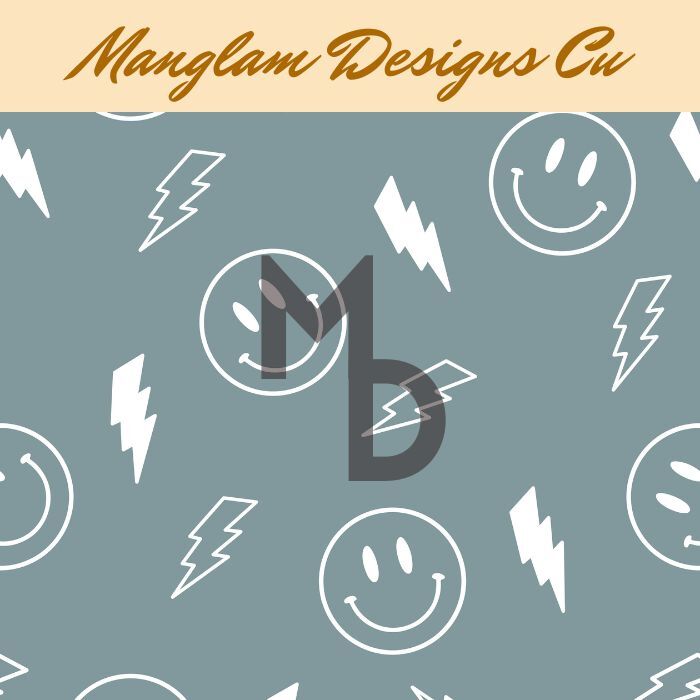 Retro smiley face boy neutral seamless repeat pattern, vintage smiley ...