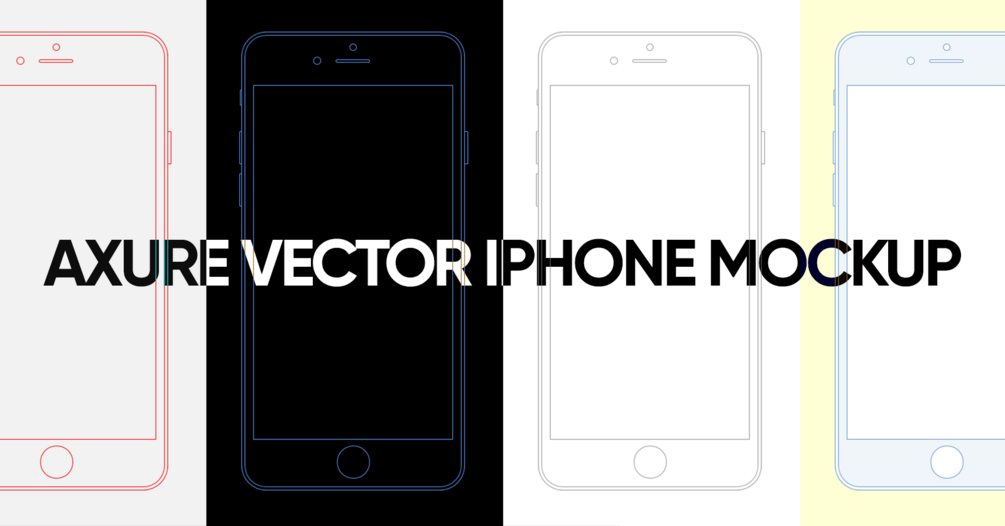 Axure Vector iPhone Mockup