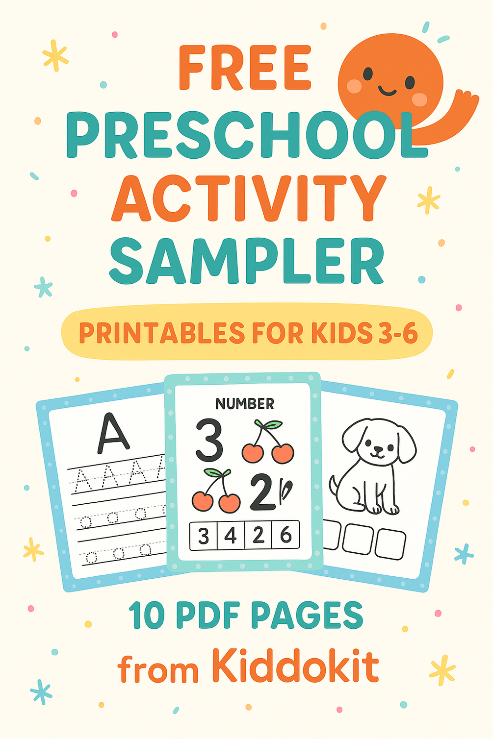 Free Preschool Activity Sampler | Printables for Kids 3-6 (PDF)