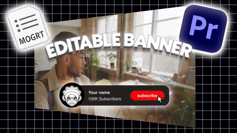 YT BANNER MOGRT FOR PREMIERE