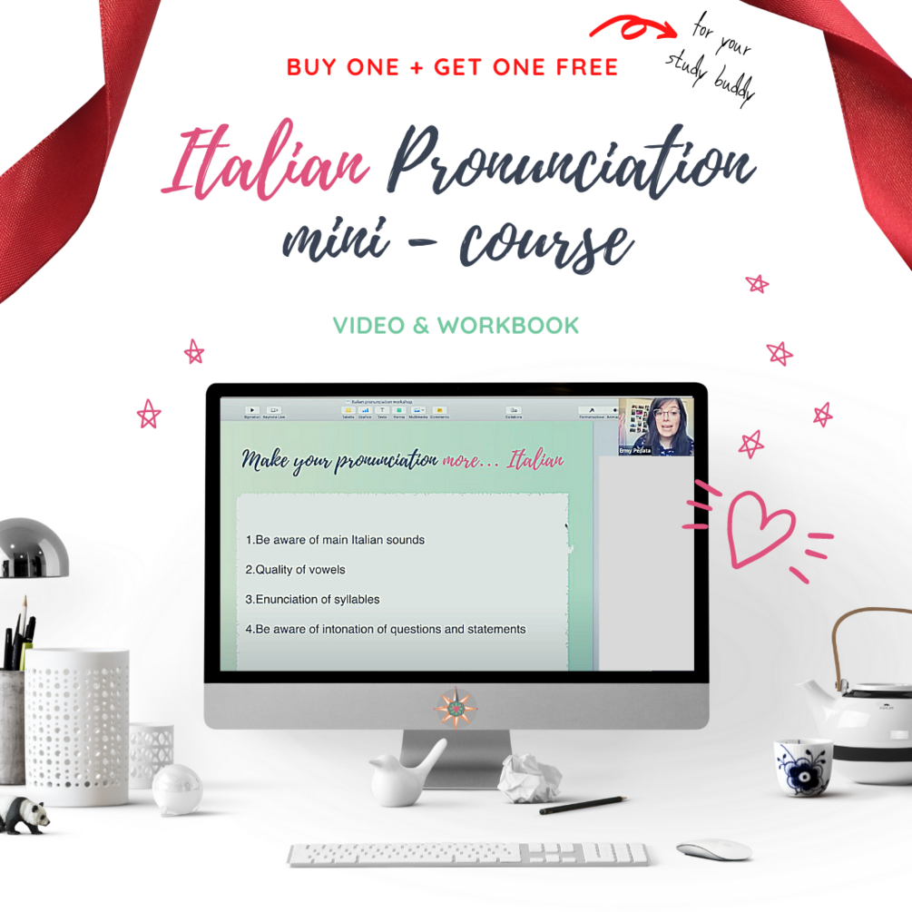 Italian Pronunciation Mini-Course “Speak Italian Like a Boss”