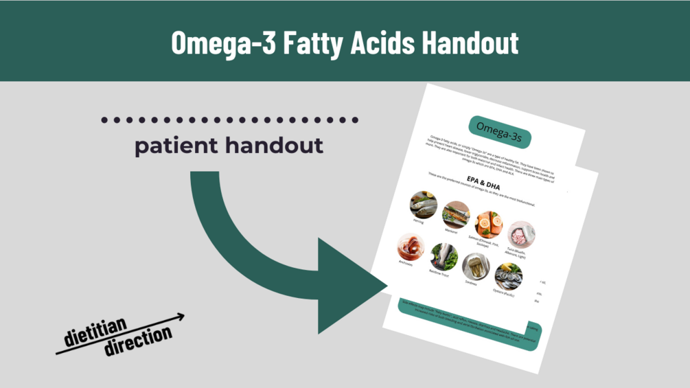 Omega-3 Fatty Acids Handout