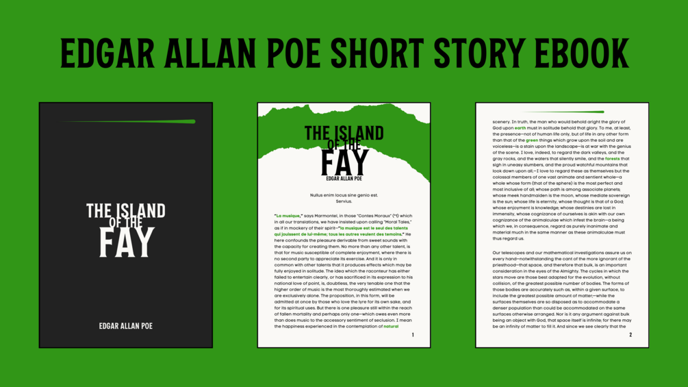 THE ISLAND OF THE FAY BY EDGAR ALLAN POE