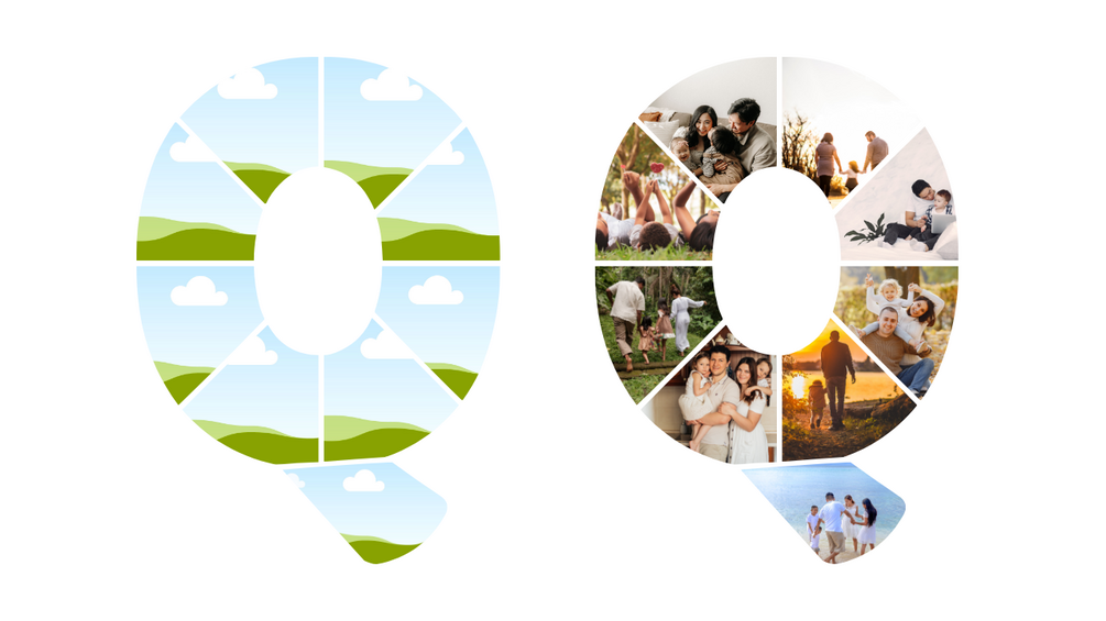 Alphabet Q Photo Collage Template Alphabet Card Editable Canva Design ...