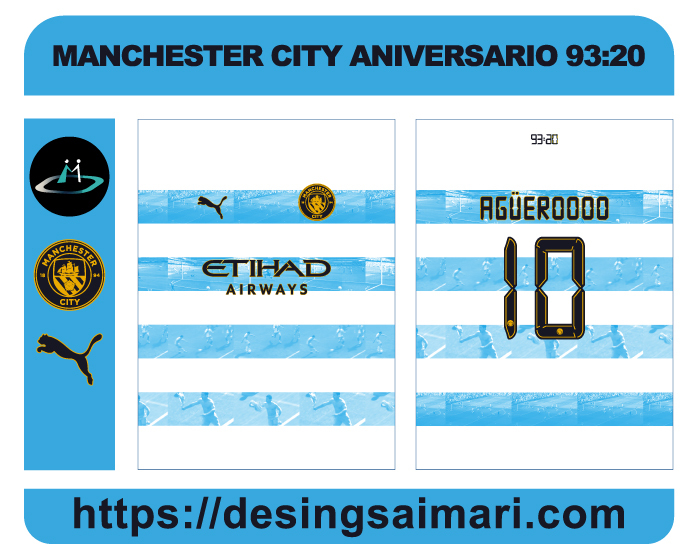 Manchester City Aniversario 93-20