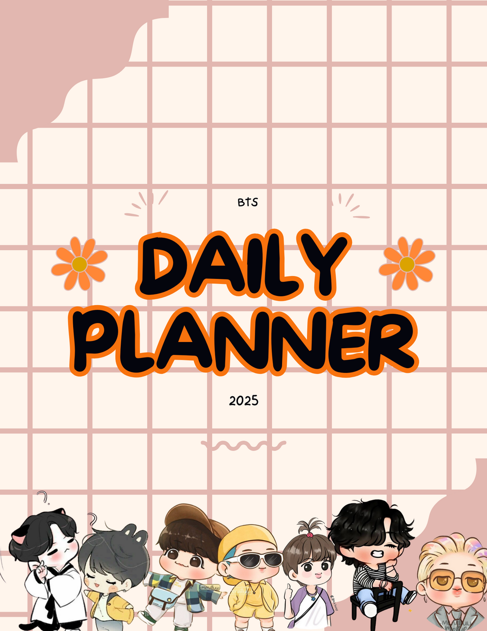 BTS DAILY PLANNER