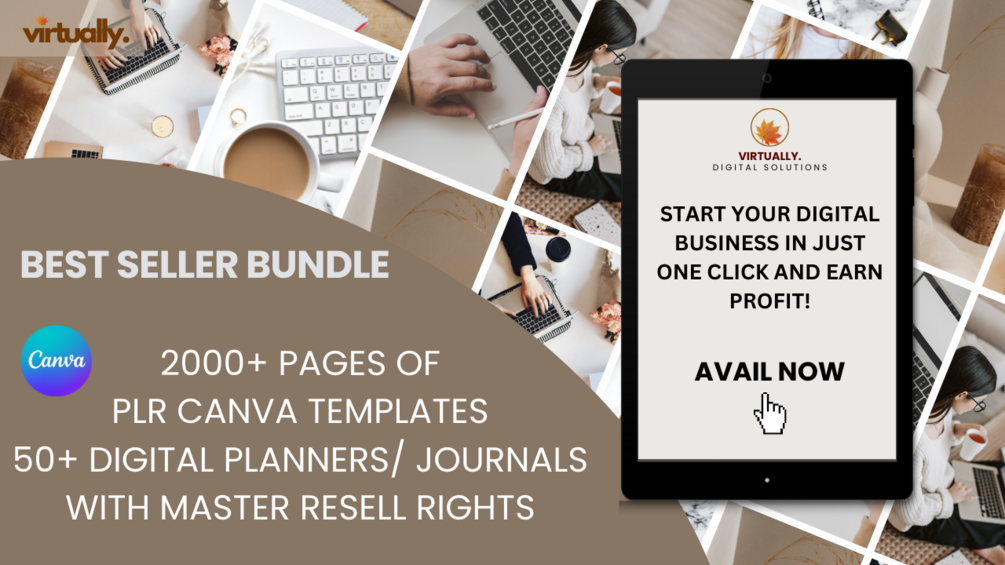 BUNDLE A - 50+ Canva Templates with Master Resell Rights (Plus Freebies!)