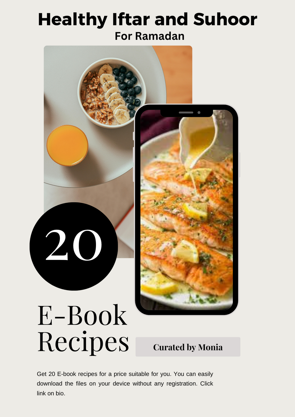 Healthy Iftar and Suhoor recipes for Ramadan.