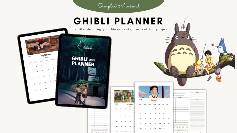 2025 GHIBLI DAILY PLANNER