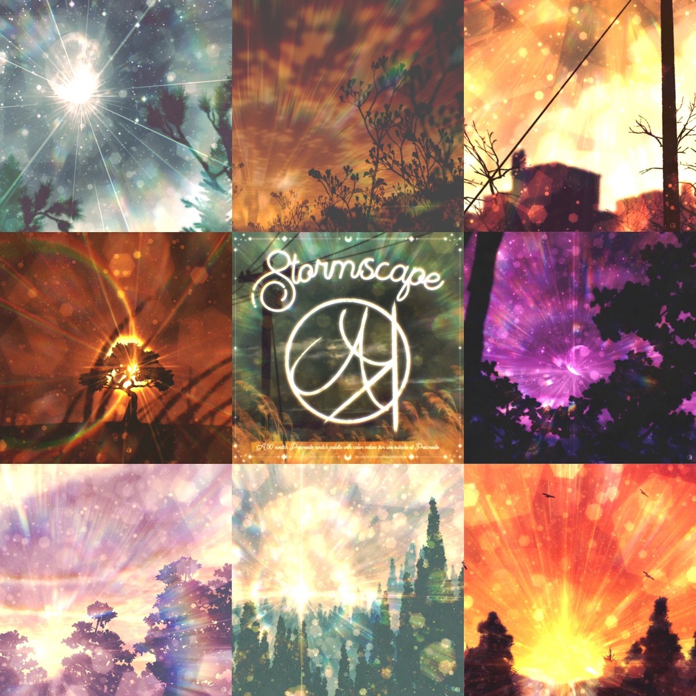 Stormscape: A Procreate Swatch Palette