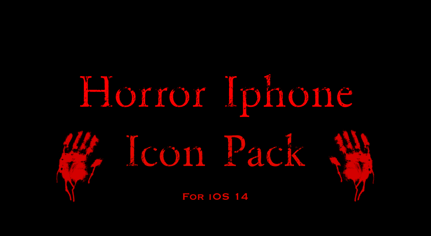 Horror iPhone App Icons Pack (iOS 14)