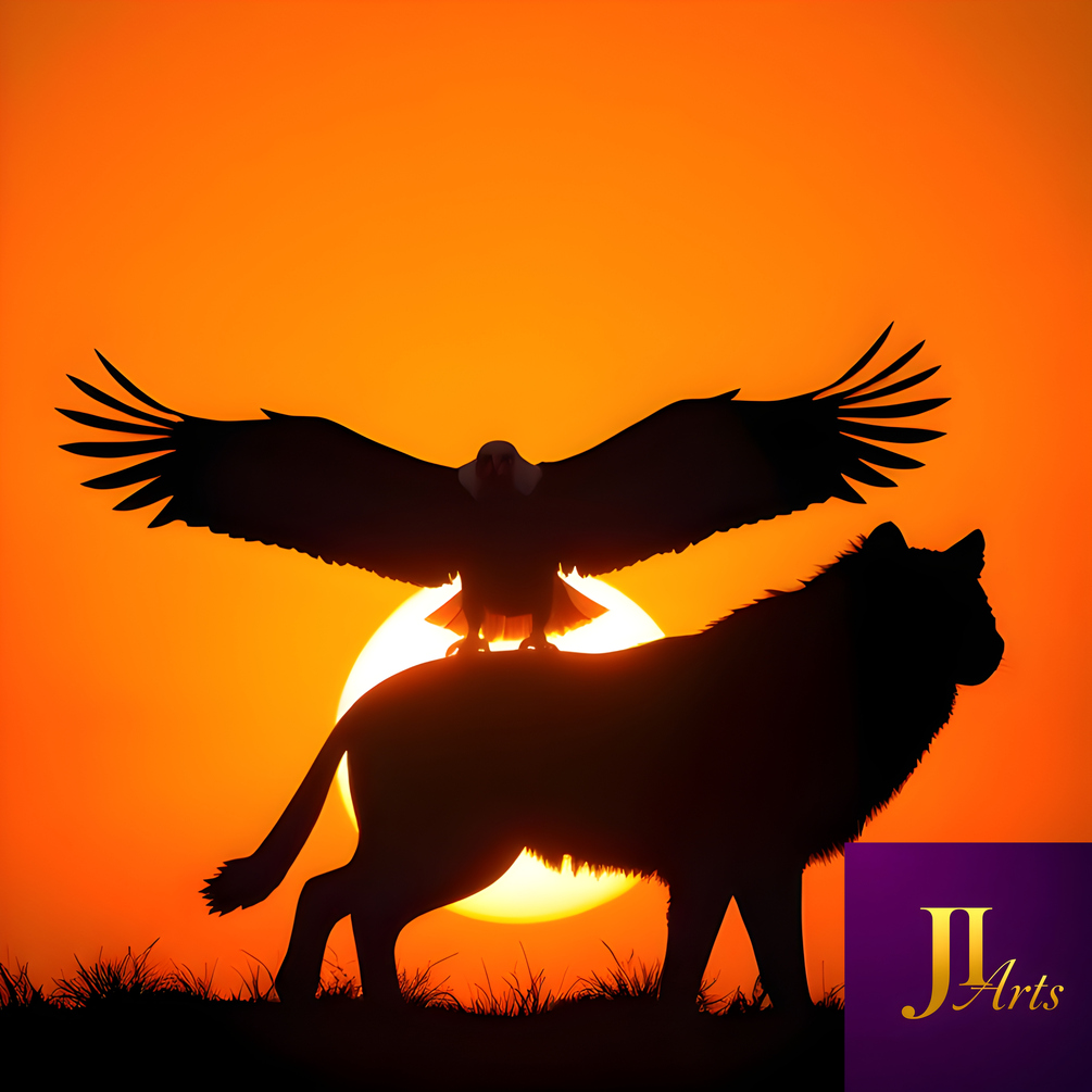 Shadow Animal Art- Digital Printable Images for Wallpapers, Home Décor ...
