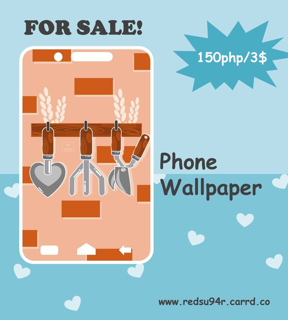 Gardening Tools - Phone Wallpaper