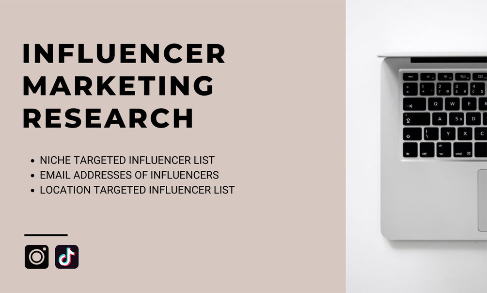 Influencers List for Influencer Outreach | Instagram and TikTok