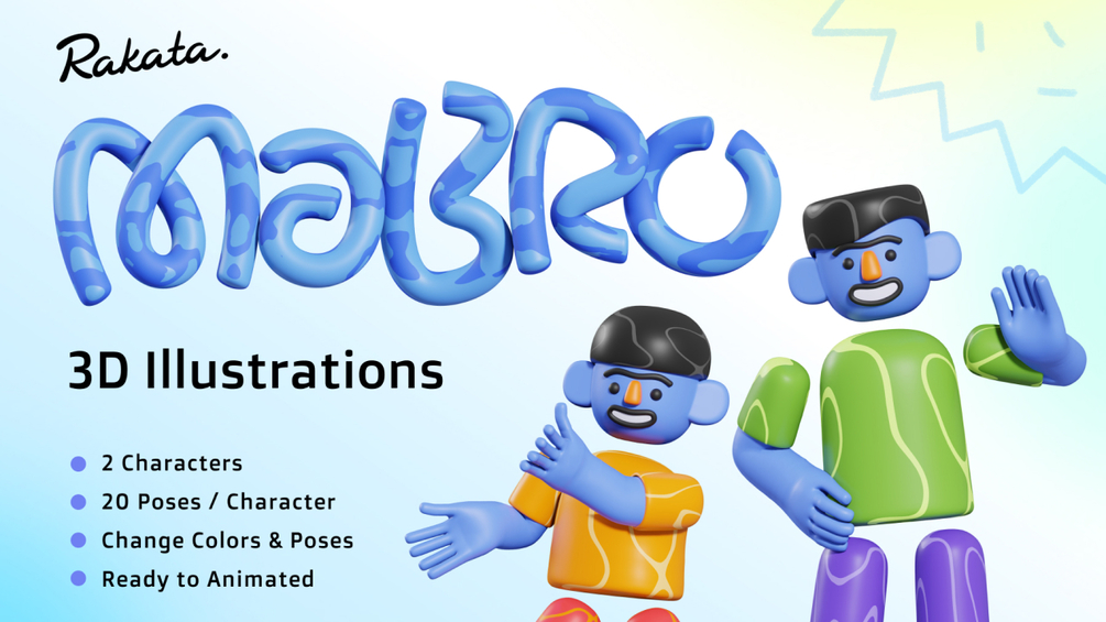 MaBro 3D Character Illustrations