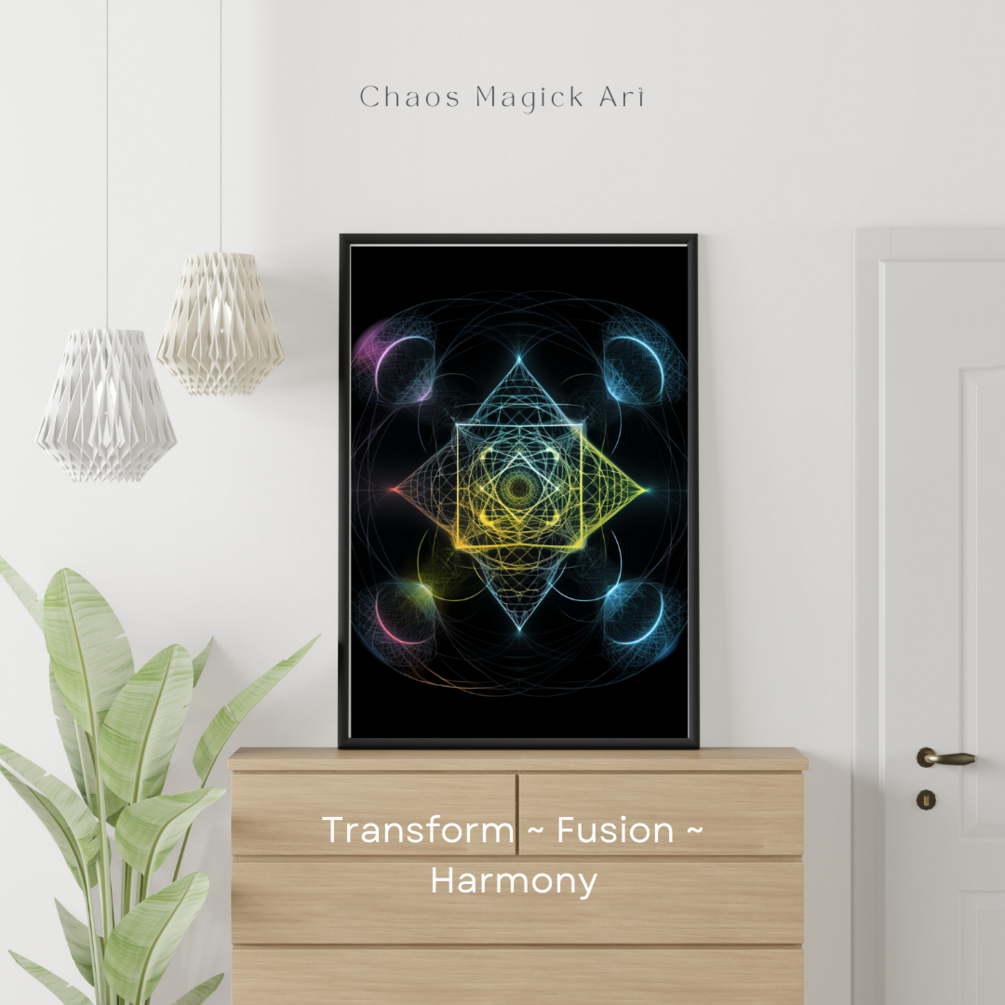 Chaos Magick Sigil Coloring Poster Sheet: A Path to Wisdom and ...