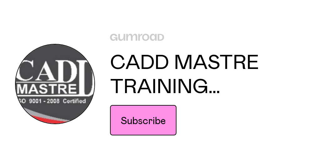 CADD MASTRE TRAINING SERVICES