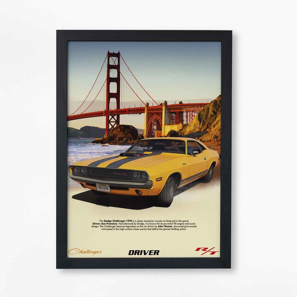 Driver San Francisco - Dodge Challenger A1/A2/A3/A4 Digital Art