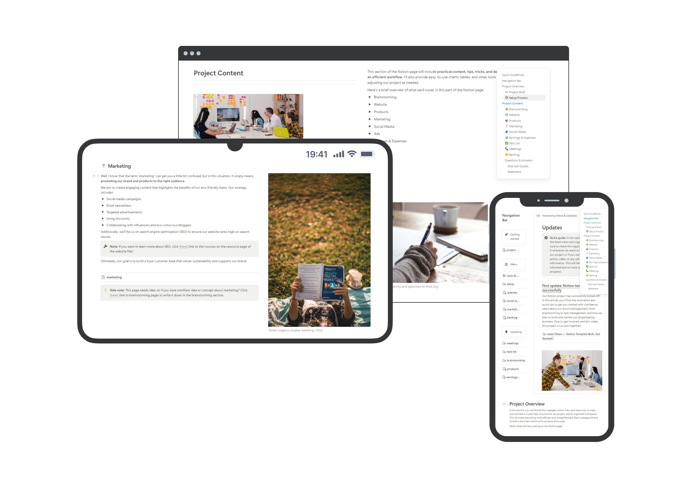 All-In-One Team Project Tool For Friends, Family & Business