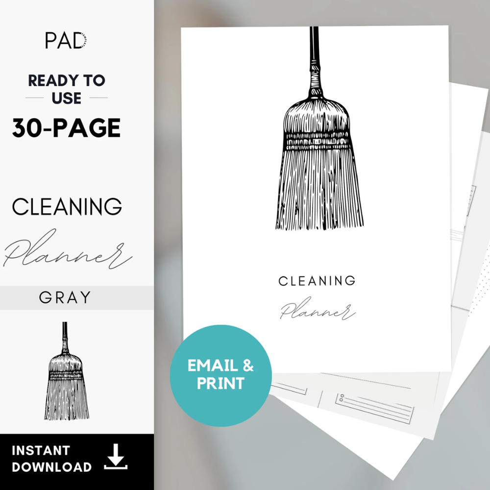 Cleaning Planner | Household Chores Plan | House Organization Planner ...