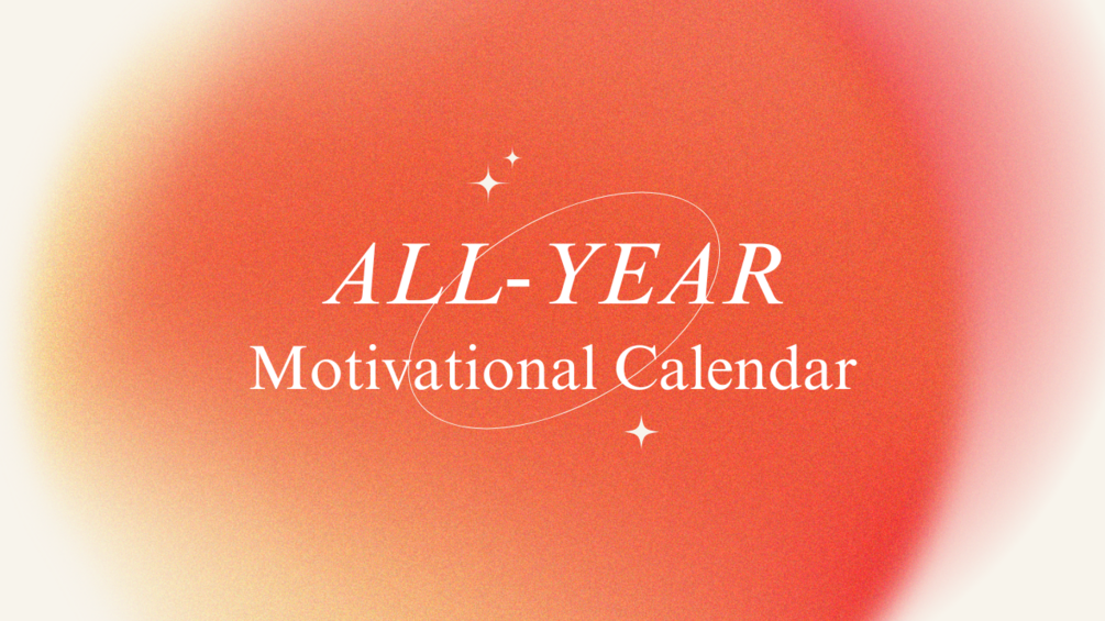 All-Year Motivational Calendar