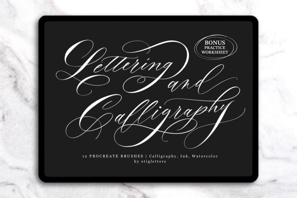 Procreate Brushes Calligraphy