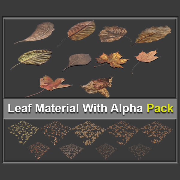 20 Leaf Material With Alpha Pack