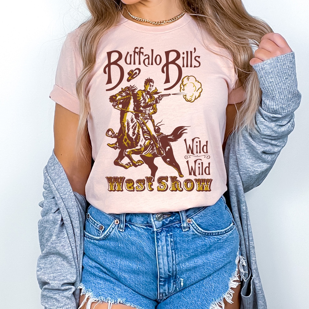 Western Cowboy Buffalo Bill PNG Digital Download Clipart
