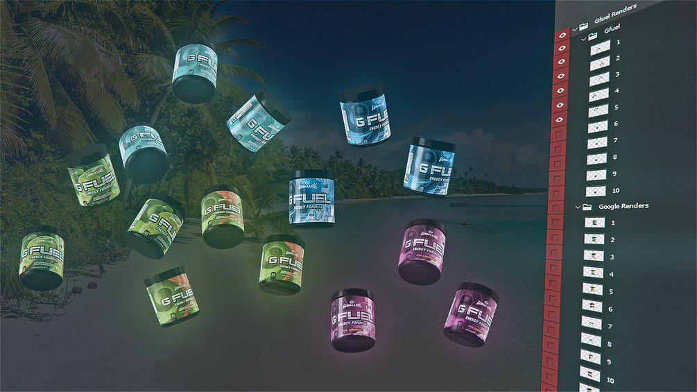 Gfuel Render Pack