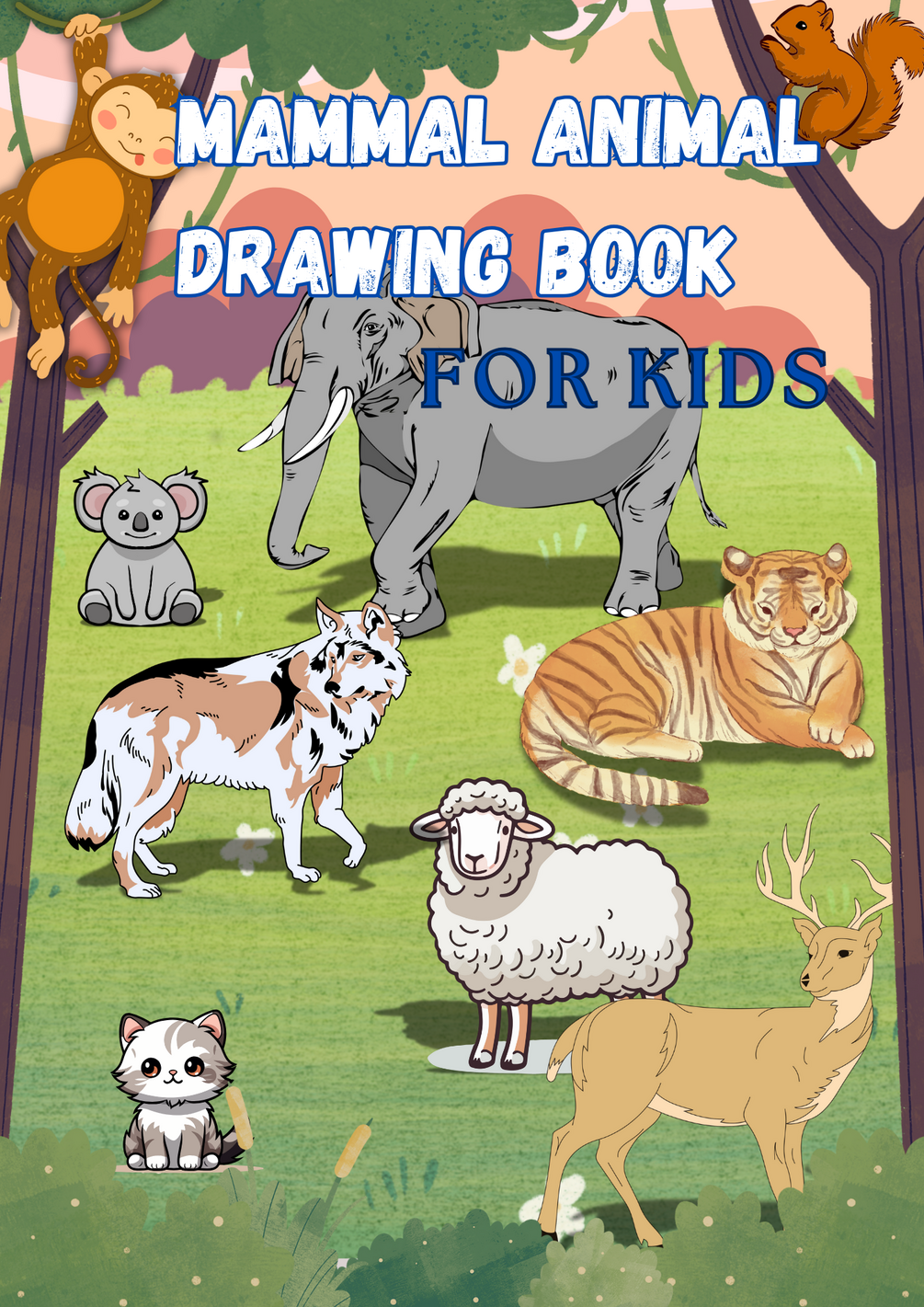 Mammal Animal Drawing Book for Kids