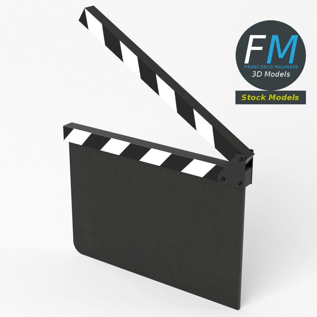 3D MODEL - Clapperboard