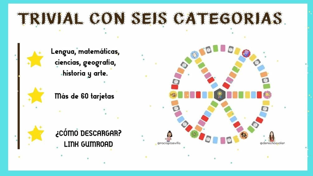 TRIVIAL 6 categorías