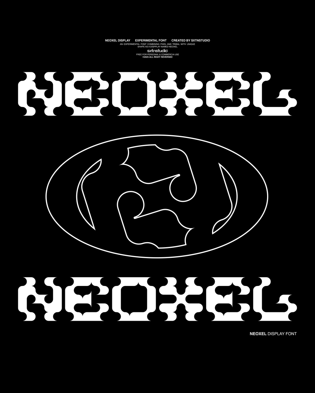 NEOXEL DISPLAY FONT