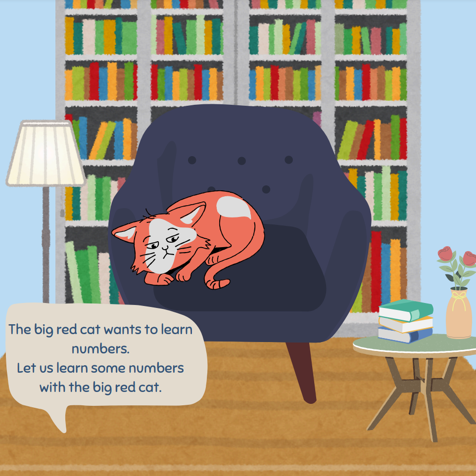 Big Red Cat and the Numbers - Book two