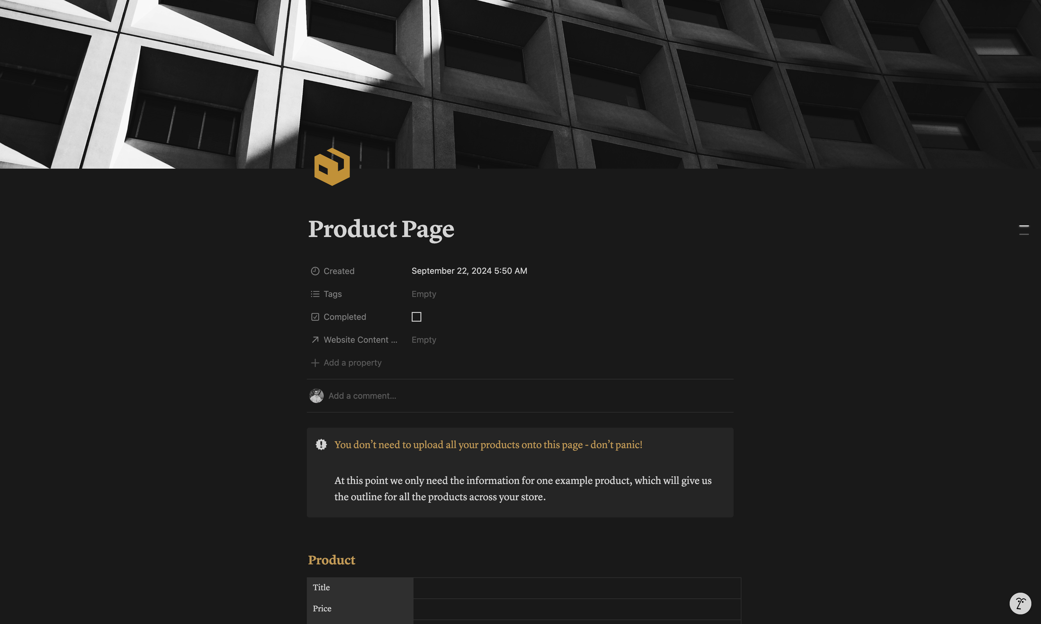 Website Copy Templates