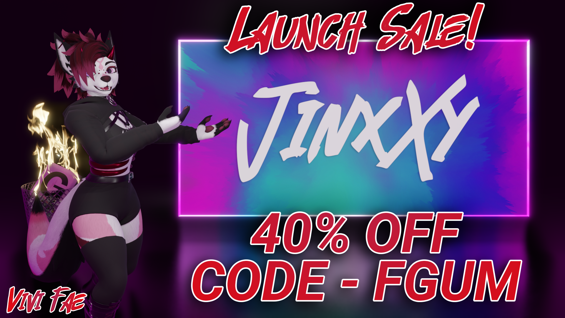 Jinxxy Store Launch! 40% off code inside! Also important Gumroad store ...