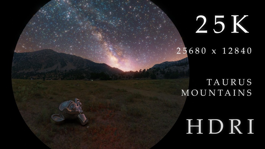 HDRI 360 STARRY NIGHTSCAPE 25K