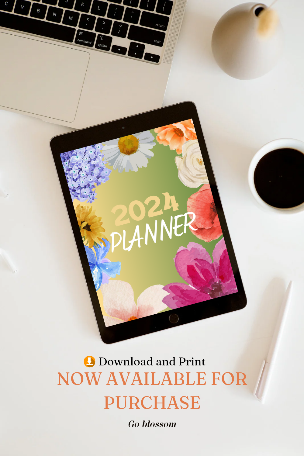 2024 Printable colourful Planner