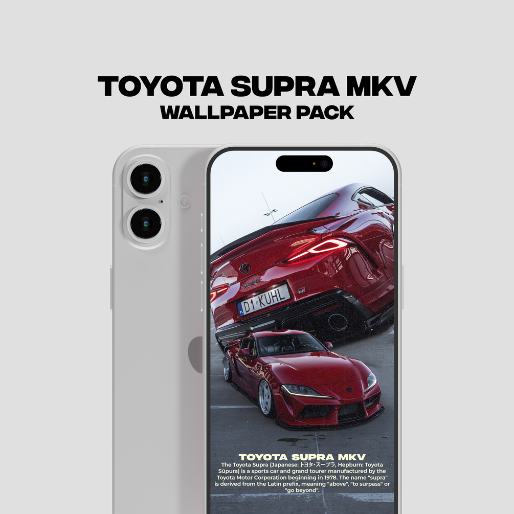 Toyota Supra MkV Wallpaper Pack