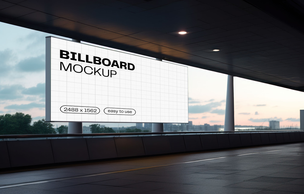 Urban Commercial Billboard Mockup / #193
