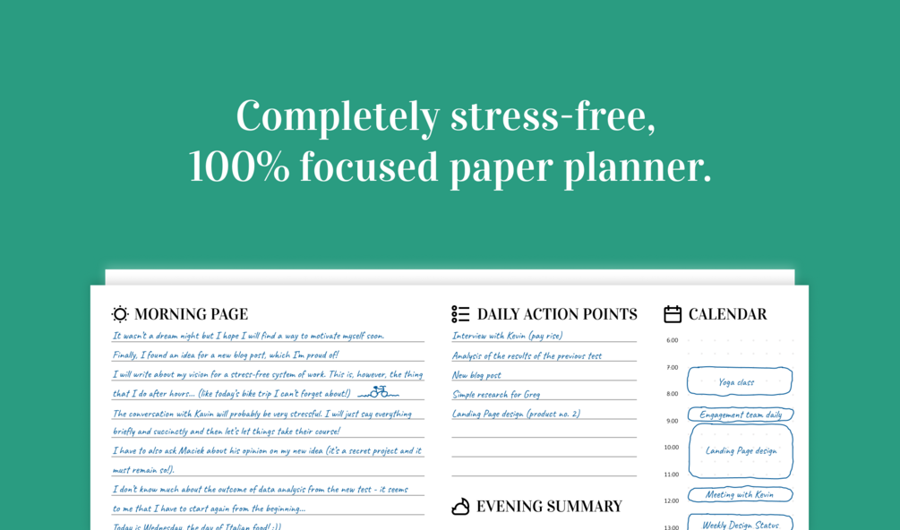 Stress-free Planner