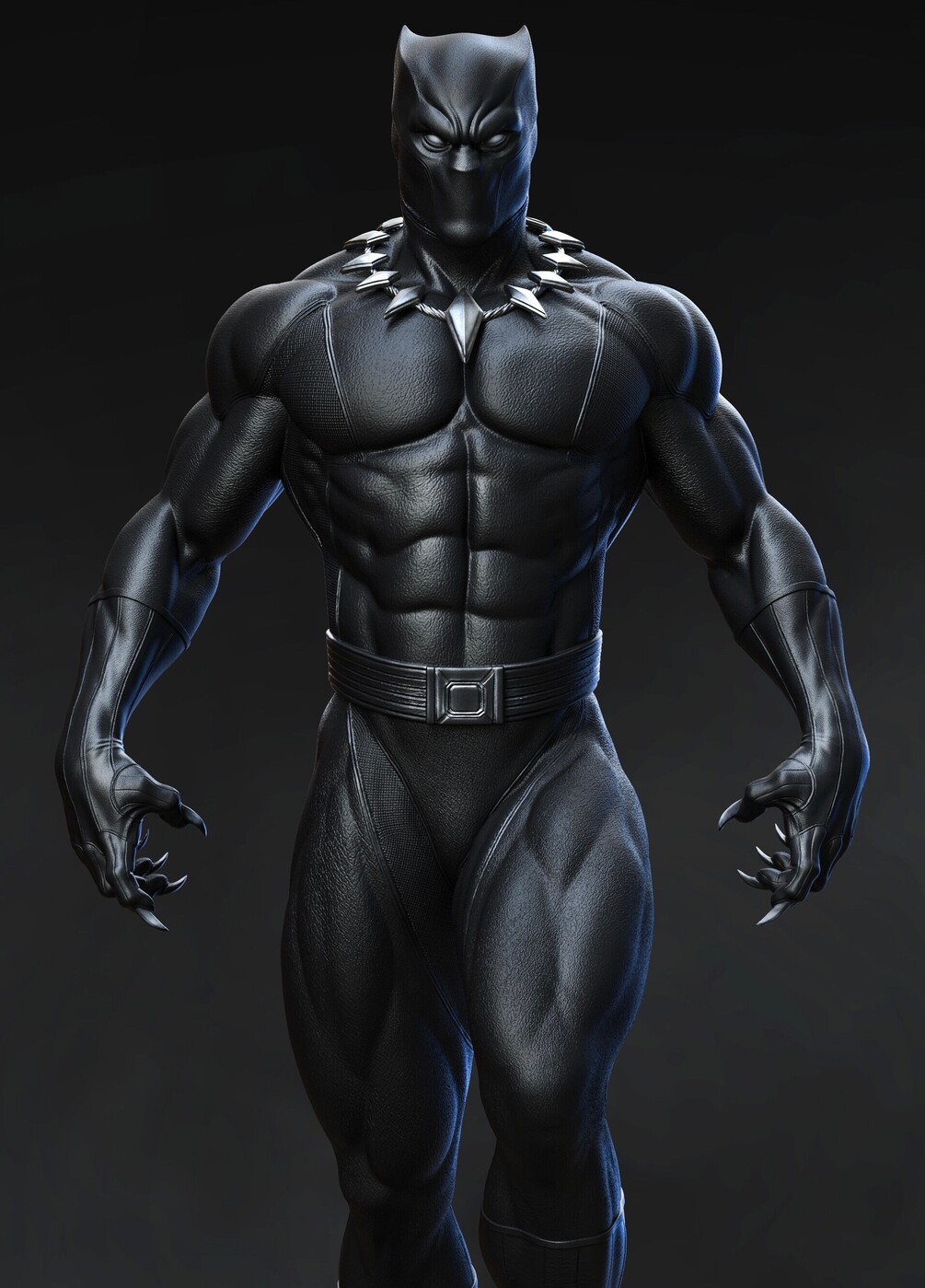 Black Panther – 3D Print Model (STL File)